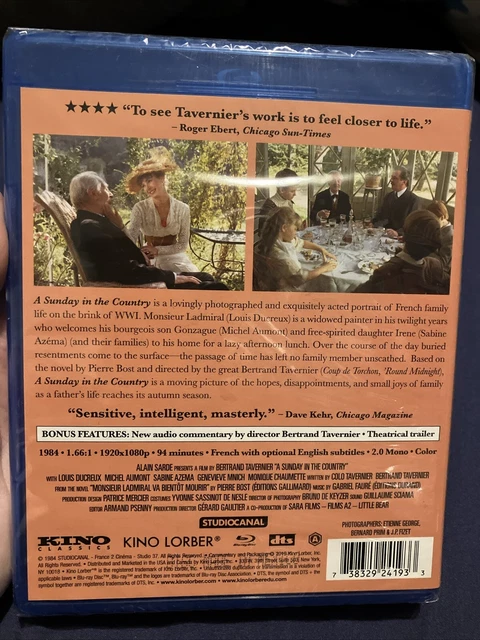 A SUNDAY IN the Country (Blu-ray) Sabine Azema Louis Ducreux Bertrand ...