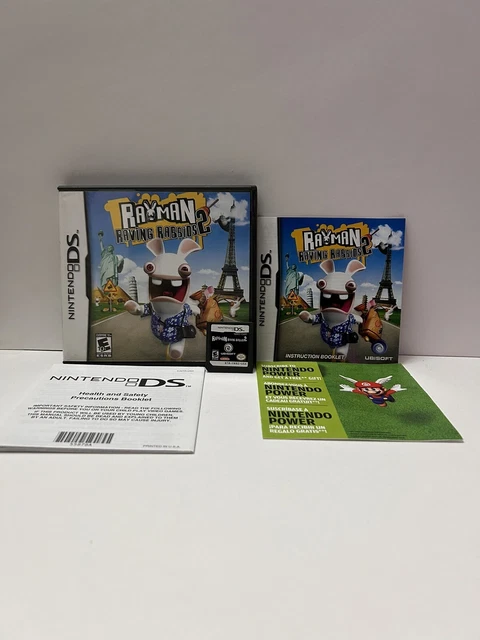 RAYMAN RAVING RABBIDS 2 Nintendo DS Video Game - Complete - FREE ...