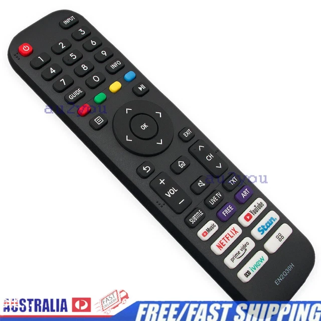 EN2Q30H REMOTE CONTROL For HISENSE VIDAA TV 65Q7, 65SX, 70S5, 100L5F ...