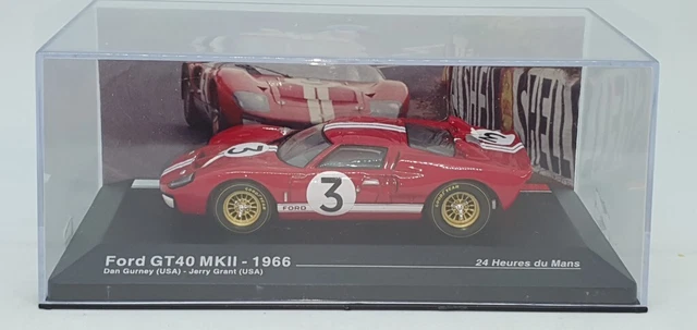 FORD GT40 MK2 24 heures du Mans Le Mans 1966 #3 Dan Gurney Ixo Altaya 1 ...