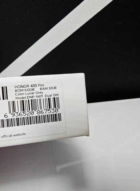 HONOR 400 PRO 5G 512GB AI Mobile Phone - Grey BRAND NEW SEALED UK £429. ...