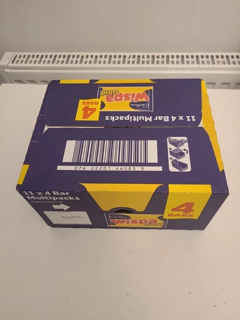 CADBURY WISPA GOLD Box X 44 Bars NEW £16.00 - PicClick UK