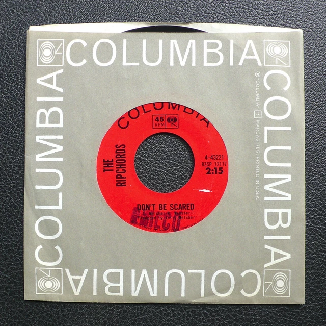 7& THE RIP Chords - Don't Be Scared/ Bunny Hill - US Columbia Surf EUR ...