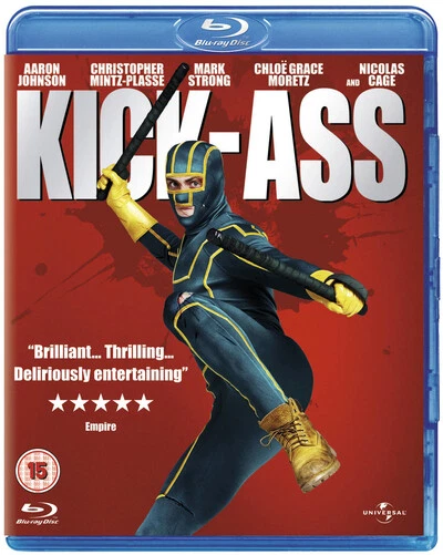 KICK-ASS (BLU-RAY) NICOLAS Cage Christopher Mintz-Plasse Mark Strong ...