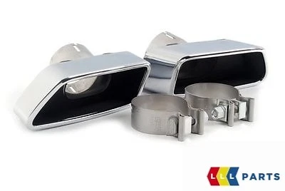 NEW GENUINE BMW 6 SERIES F12 F13 F06 640d REAR TAIL PIPES MUFFLERS ...