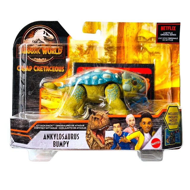 JURASSIC WORLD CAMP Cretaceous Attack Pack Ankylosaurus Baby Bumpy ...