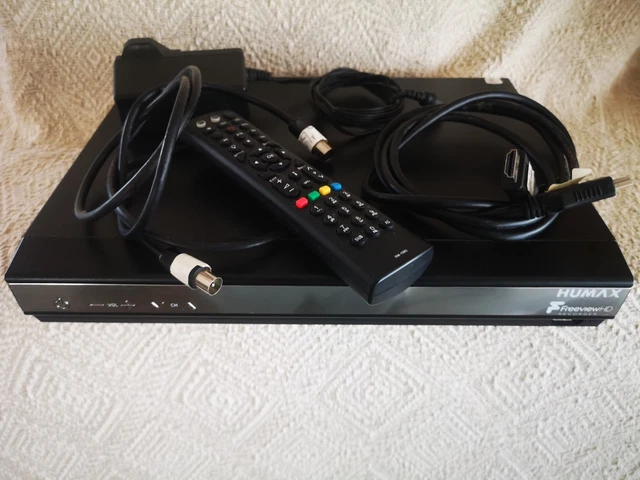HUMAX HDR-2000T FREEVIEW HD TV Recorder 500GB With Remote & Cables £51. ...