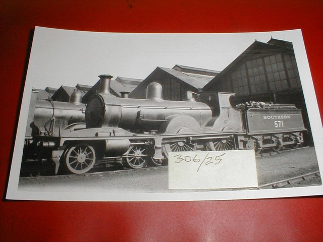 Loco Photo Lswr Sr 4 4 0 Class T3 No 571 3 £1 50 Picclick Uk