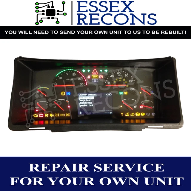 VOLVO FH12, FH13, Fh16, Fh400, Instrument Cluster Dashboard Panel Dash ...