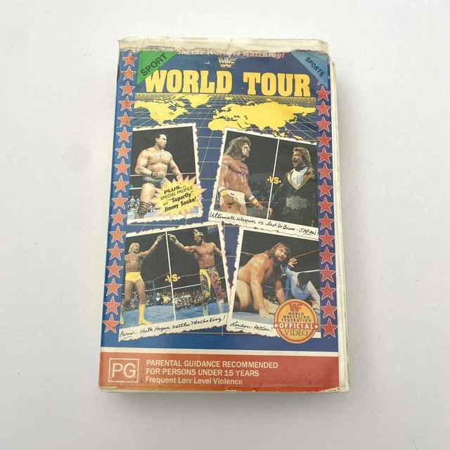 WWF WORLD TOUR 1990 (VHS, 1990) Rare Ex Rental WWE WWF Wrestling VHS Sports £22.84 - PicClick UK