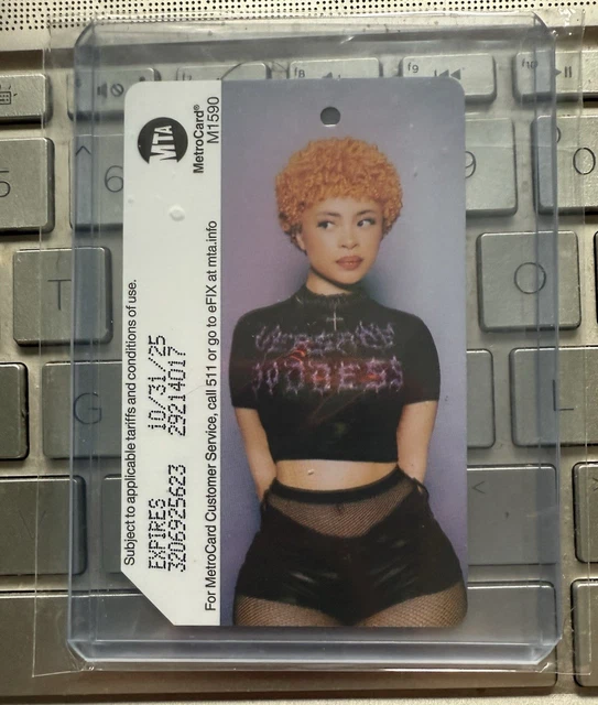 ICE SPICE METRO Card MTA Rare Limited Hip Hop 50th Birthday Meteocards ...