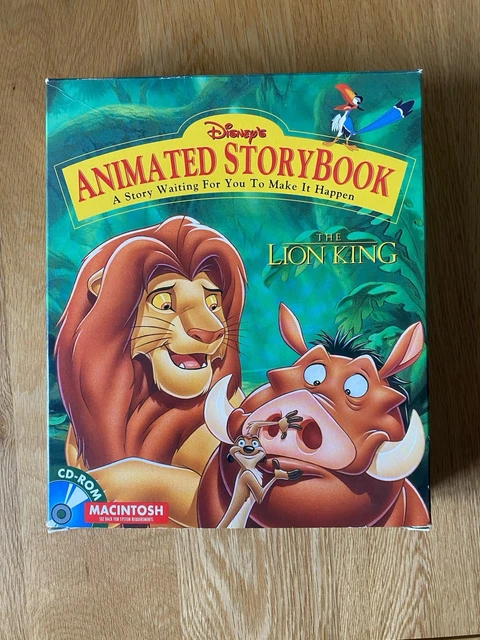 DISNEY'S THE LION King Animated Storybook Cd-Rom By Disney Interactive ...