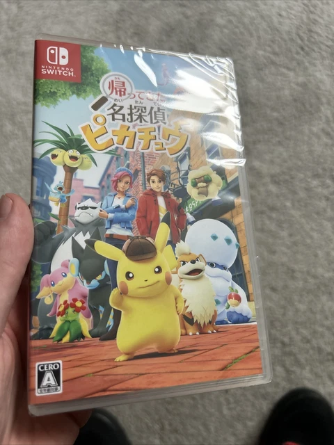 NINTENDO SWITCH POKEMON Detective Pikachu Returns Japanese Sealed Video ...