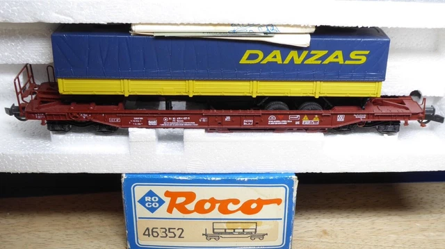ROCO 46352 H0 AC Vagone Bagagli Danzas Il FS Epoca 4/5 per Molto Buono ... ROCO 46352 H0 AC Vagone Bagagli Danzas Il FS Epoca 4/5 per Molto Buono ...