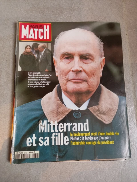 PARIS MATCH 2372 10/11/1994 Mitterrand Mazarine Pingeot Sylvie Vartan Diana L33 EUR 3,50 ...