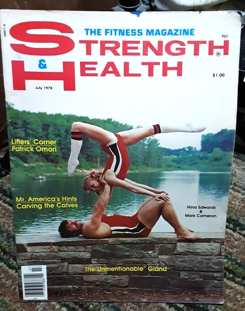 STRENGTH AND HEALTH Magazine July 1978 Nina Edwards Mark Cameron ...