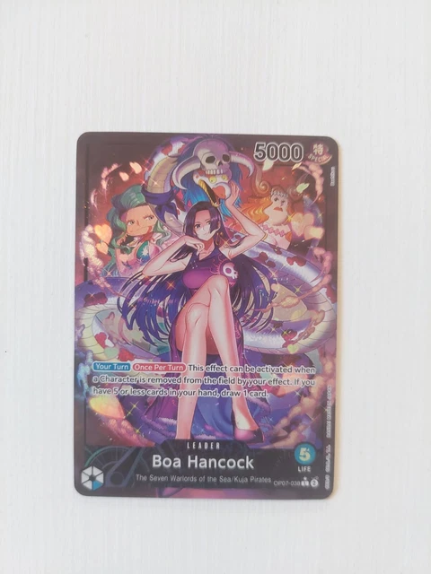 BOA HANCOCK OP07-038 Leader Alt Art One Piece TCG English Card EUR 4,25 - PicClick IT