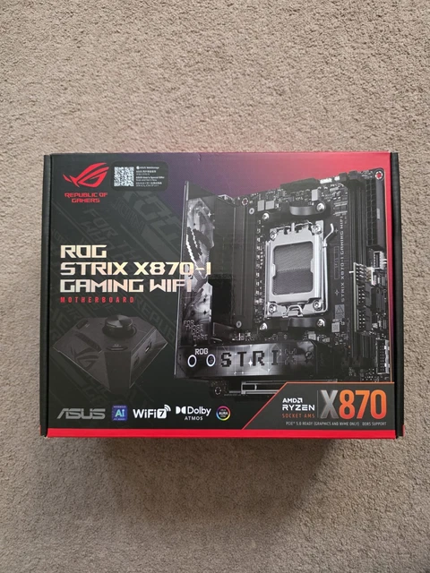 ASUS ROG STRIX X870-I Gaming WiFi Mini-ITX Motherboard - *Brand New* £ ...