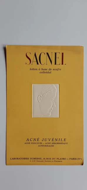 BUVARD ACNÉ JUVÉNILE SACNEL Lotion à base de soufre colloïdal ...