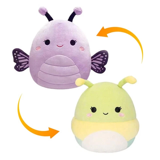 SQUISHMALLOWS 5 INCH Flip-A-Mallows Kellytoy Pluch (Rutabaga & Bibiana ...