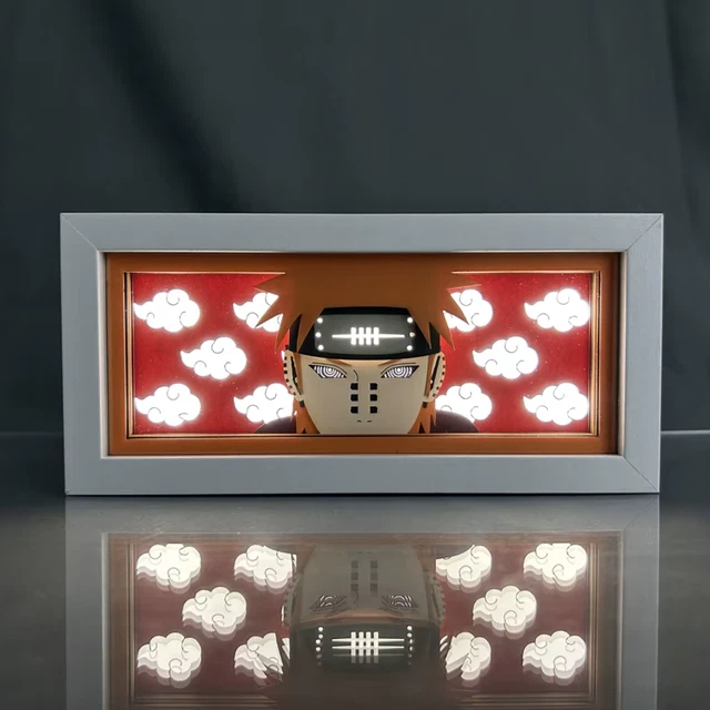NARUTO SHIPPUDEN PAIN Nagato Akatsuki USB LED Light Box Anime Manga ...