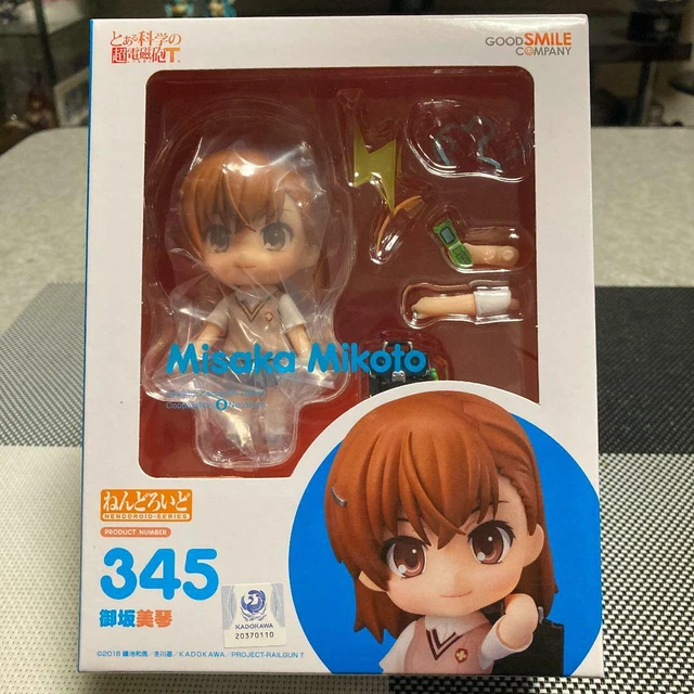 NENDOROID TO ARU Kagaku no Railgun S Misaka Mikoto Figure #345 Good ...