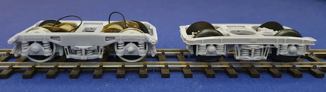 O GAUGE BR BLUE PULLMAN BOGIE SET (12 BOGIES - 6 CAR SET) - 7mm Scale £ ...