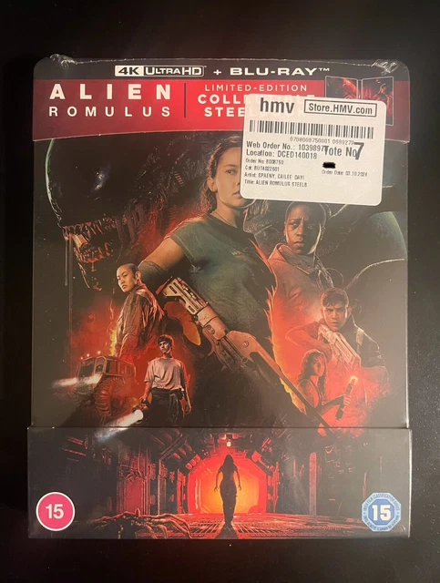 ALIEN ROMULUS 4K Uhd Limited Edition Steelbook - New & Sealed £40.00 ...