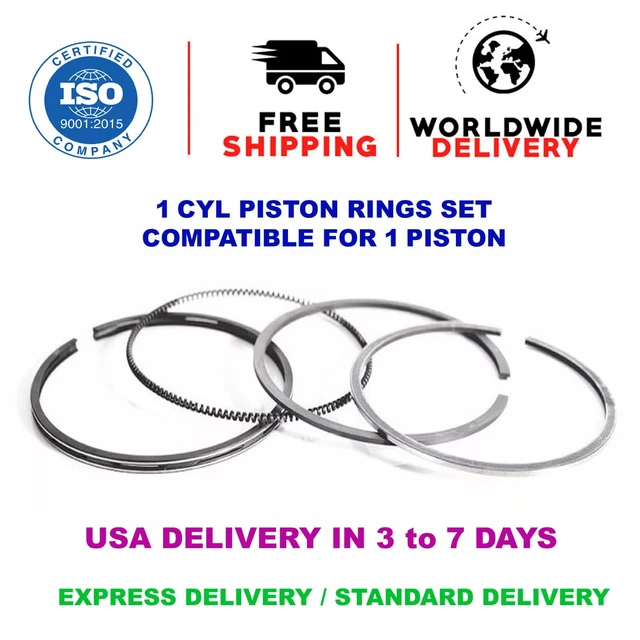 PISTON RINGS SET 79.50mm STD for VOLKSWAGEN VAG VW 1600 1588CC Golf ...