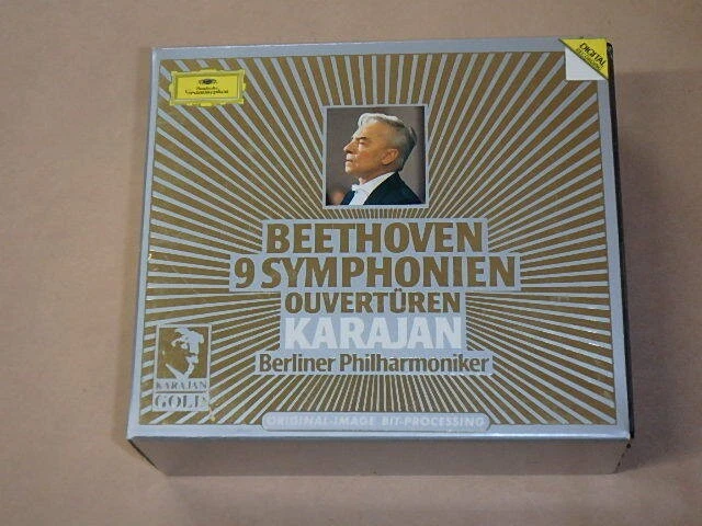 BEETHOVEN : COMPLETE Symphonies/Overtures/Herbert von Karajan/6-CD BOX ...