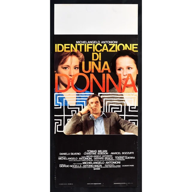 AFFICHE IDENTIFICATION D'UNE FEMME Michelangelo Antonioni Silverio B01 ...