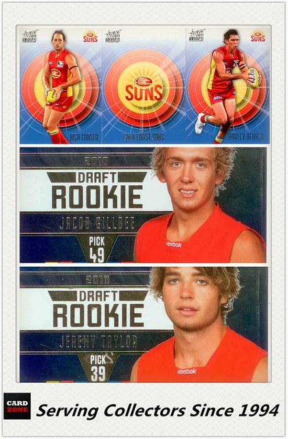 AFL TRADING CARD MASTER Team Card Collection-GOLD COAST-2011 AFL (II ...