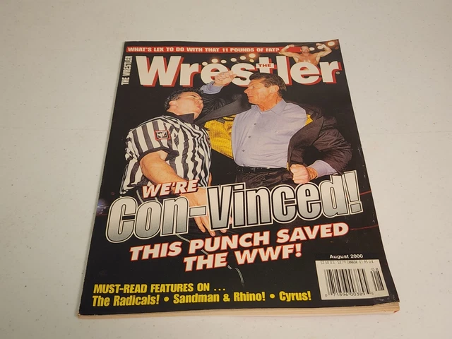 VINCE MCMAHON SHANE McMahon The Wrestler Magazine August 2000 Lex Luger ...