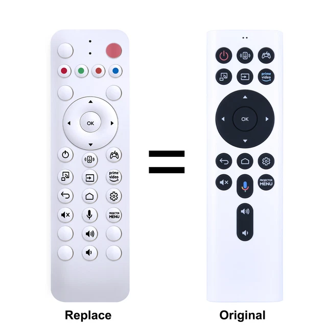 RCI068 REPLACEMENT REMOTE Control For BenQ Projectors X1300i X3000i No ...