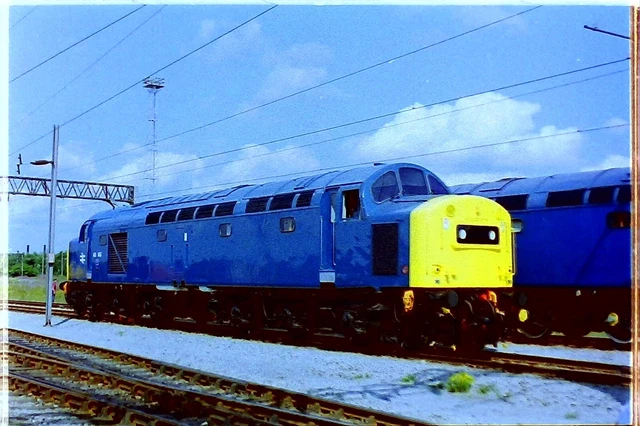 35MM RAILWAY COLOUR Negative Class 40 145 at Crewe Basford Hall £1.75 ...