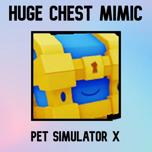 (UNTRANSFERRED) HUGE CHEST Mimic - Pet Simulator X £13.99 - PicClick UK