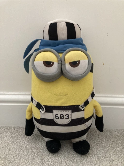 MINION PLUSH STUFFED Toy Jail/Prison Inmate Despicable Me 3 [L7] £9.99 ...