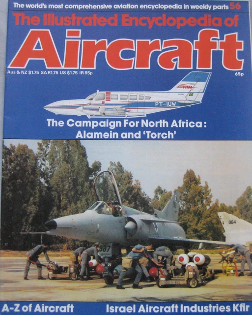 AIRCRAFT ENCYCLOPEDIA ISSUE 56 Israel Aircraft Industries Kfir cutaway ...