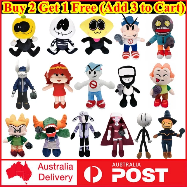 FRIDAY NIGHT FUNKIN Plush Toy FNF Whitty Boyfriend Lemon Demon Soft ...