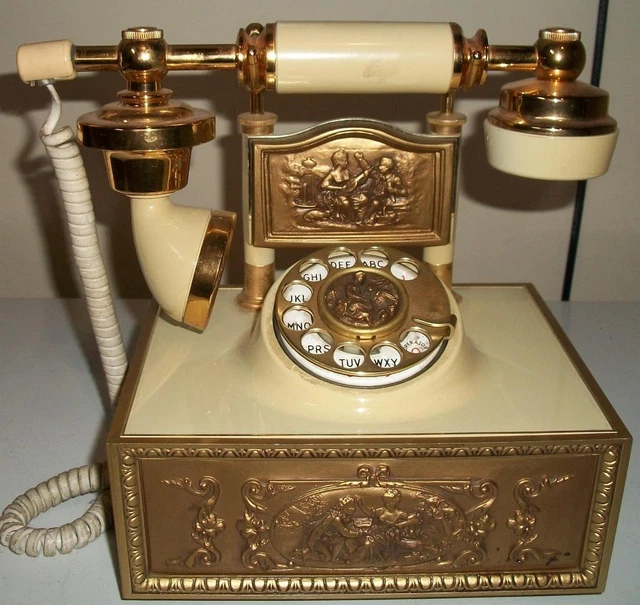 1983 DECO-TEL MODEL D-BM1211W FRENCH STYLE ROTARY DIAL TELEPHONE £27.71 ...