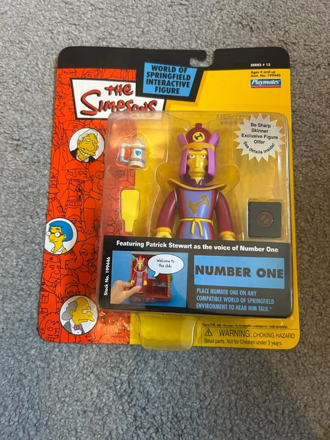 THE SIMPSONS WORLD Of Springfield Number One Action Figure Playmates ...