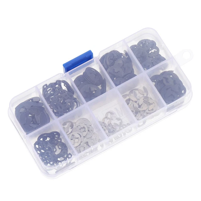 200 PCS LOCKING Ring E-Clip Circlip Game Machine Retaining Rings $26.68 ...