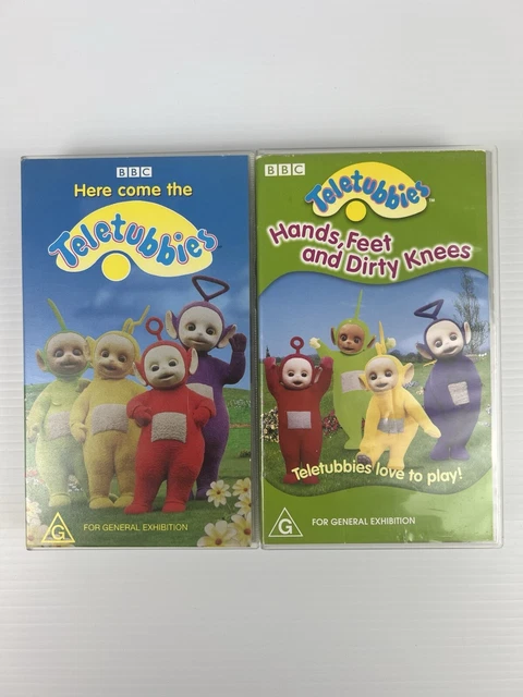 HERE COMES THE Teletubbies VHS - Hands Feet And Dirty Knees VHS £15.25 ...