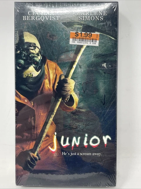 JUNIOR VHS BRITISH Horror Slasher Movie New Sealed Bergvist Simons ...