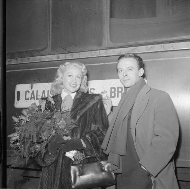 Martine Carol Actress And Writer Cecil Saint Laurent 1951 Martine Old