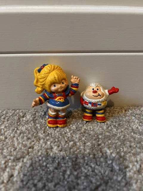 VINTAGE RAINBOW BRITE & Sprite figure Mini doll Poseable Action 80s £20 ...