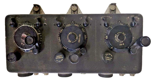 WW2 RADIO CONTROL Box BC-450A for SCR-274 ARC-5 Airborne Radio Set ...