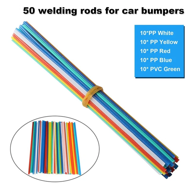 50 PIÈCES TIGES de soudage en plastique couleur essentielles pour les projets d EUR 13,40 ...