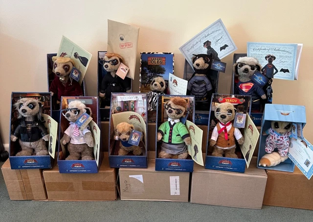 1 BUNDLE OF 11 Compare the Market Meerkat plush toys £26.70 - PicClick UK