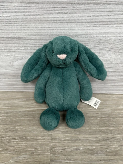 JELLYCAT LITTLE BASHFUL Teal Bunny Brand New With Tags Soft Plush Toy £ ...